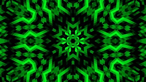 Seamless Loop of Pixel Art Kaleidoscope ... | Stock Video | Pond5