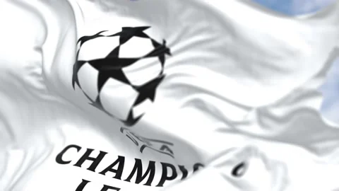Seamless loop in slow motion of UEFA Cha... | Stock Video | Pond5