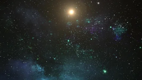 Seamless Loop Space Flight Into Star Fie... | Stock Video | Pond5