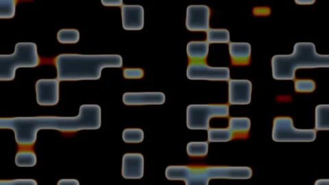 Seamless Loop of Square Blobs | Flickeri... | Stock Video | Pond5