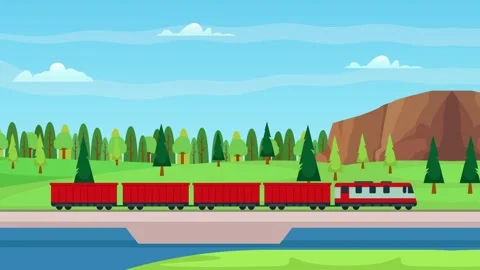 Train Loop Background Stock Videos – Royalty-Free HD & 4K Videos