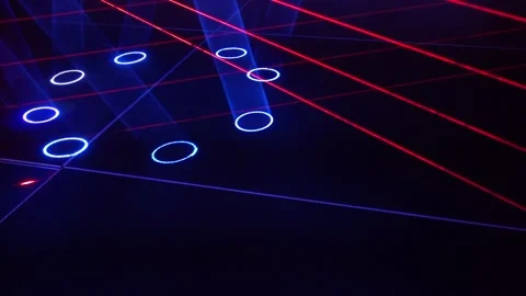 seamless loop video . Abstract neon li... | Stock Video | Pond5