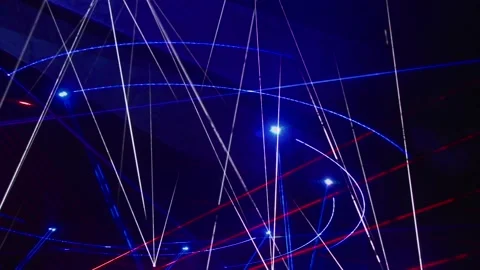 seamless loop video . Abstract neon li... | Stock Video | Pond5