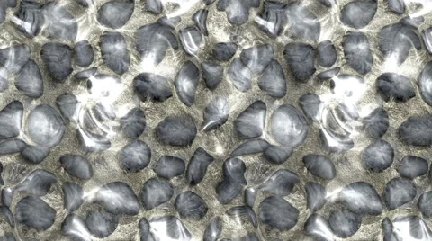 seamless loop. Water flowing in the rive... | Stock Video | Pond5