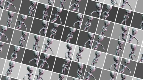 Seamless loopable animation of a grid of... | Stock Video | Pond5