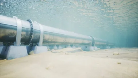 Seamless looping 3d animation of subsea ... | Stock Video | Pond5