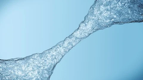 Seamless looping animated pouring water ... | Stock Video | Pond5