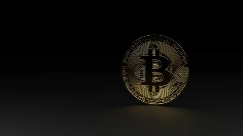 Seamless looping animation of Bitcoin sp... | Stock Video | Pond5
