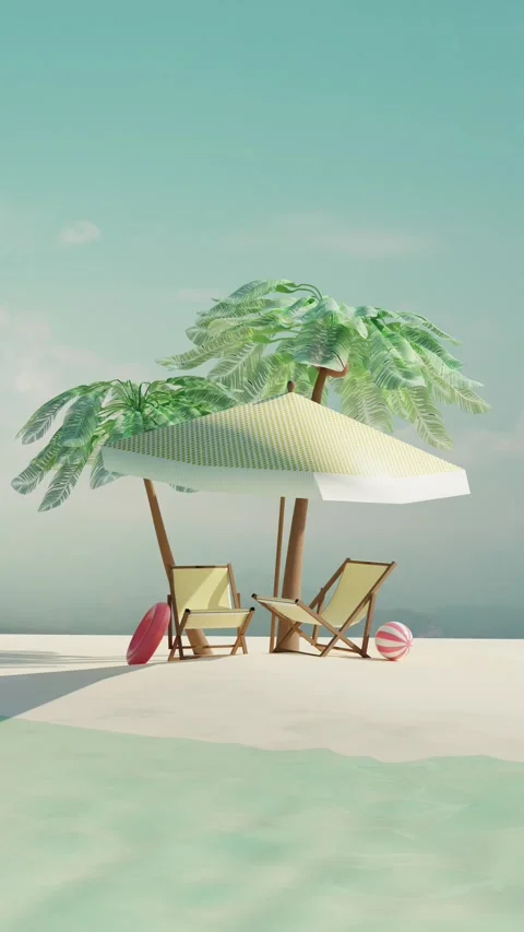 Tropical Beach Animation Stock Videos – Royalty-Free HD & 4K Videos