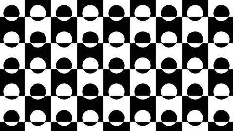 Seamless looping animation op art footag... | Stock Video | Pond5