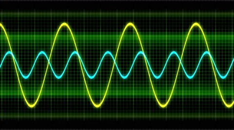 Seamless looping animation oscillogram s... | Stock Video | Pond5