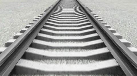 Seamless Looping Animation of Railroad w... | Stock Video | Pond5