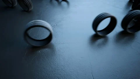 Seamless looping animation with rolling ... | Stock Video | Pond5