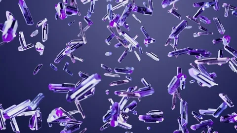 Seamless looping animation of shiny purp... | Stock Video | Pond5