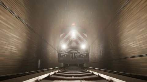 Seamless looping animation of the train ... | Stock Video | Pond5
