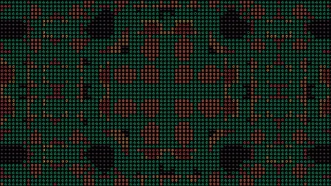 Seamless Looping of ASCII Complex Geomet... | Stock Video | Pond5