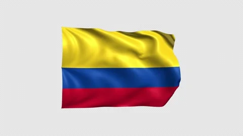 Seamless Looping Colombia Flag Animation | Stock Video | Pond5
