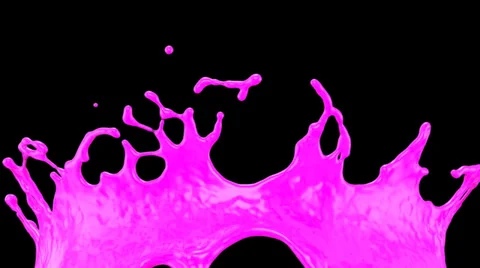 Paint Splash Alpha Stock Video Footage | Royalty Free Paint Splash ...