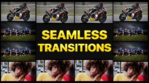 Seamless Transitions Pack | After Effects ~ After Effects #130516689