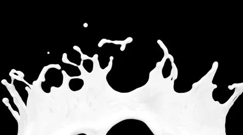 seamless white paint splash in super slo... | Stock Video | Pond5