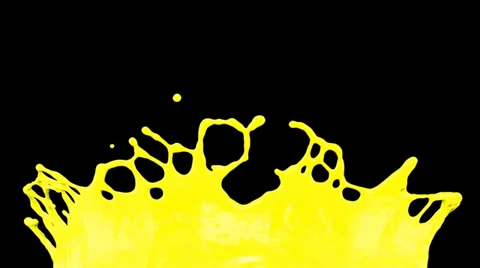 Paint Splash Alpha Stock Video Footage | Royalty Free Paint Splash ...