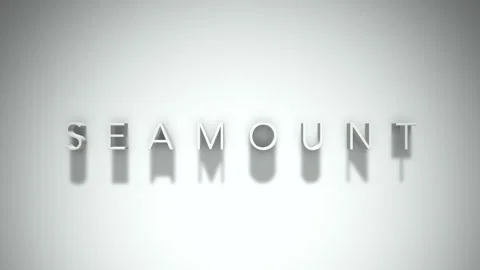 Seamount 3D title animation with shadows... | Stock Video | Pond5