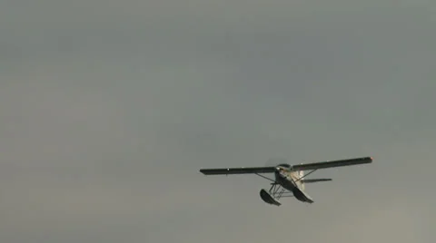 Seaplane, float, pontoon, airplane, plan... | Stock Video | Pond5
