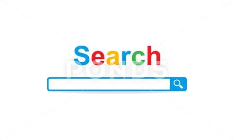 Search bar page symbol on white background. Vector EPS 10 ~ Clip Art ...