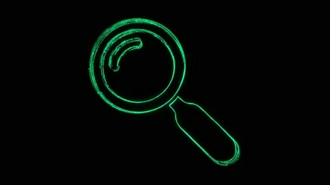 Search Button Animated Icon appearing wi... | Stock Video | Pond5