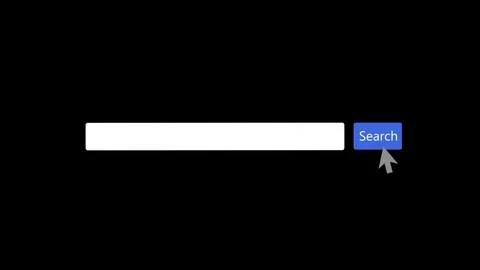 Search line. Cursor presses on the "Sear... | Stock Video | Pond5