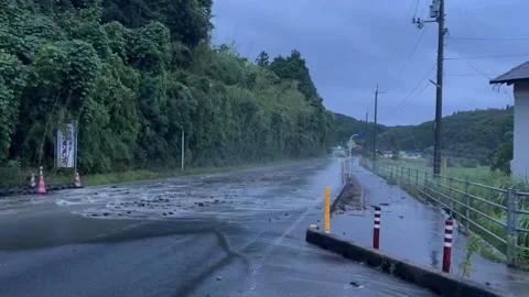 Seasonal Rain Front Brings Downpours, Ca... | Stock Video | Pond5