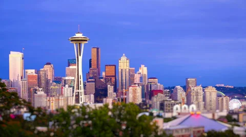 City Lights Seattle Stock Videos – Royalty-Free HD & 4K Videos