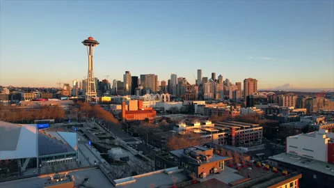 Golden Hour Seattle Stock Videos – Royalty-Free HD & 4K Videos