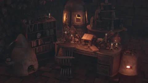 Secret Laboratory of an Alchemist 3D Ani... | Stock Video | Pond5