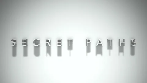 secret paths 3D title animation with sha... | Stock Video | Pond5