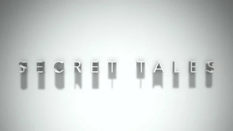 secret tales 3D title animation white te... | Stock Video | Pond5