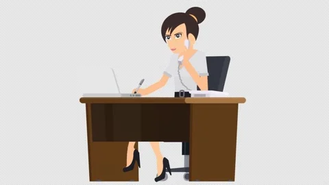 Cartoon Telephone Stock Video Footage | Royalty Free Cartoon Telephone ...