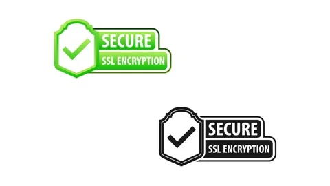 Secure SSL Encryption Icons Animation on... | Stock Video | Pond5