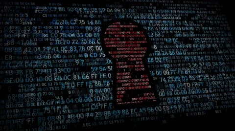 Hex Code and Binary Code Stock Video Footage | Royalty Free Hex Code ...