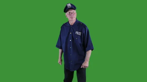 Security guard, green screen | Stock Video | Pond5