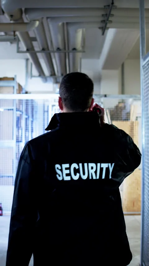 Security Guard Walking | Stock Video | Pond5