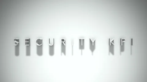 security kpi 3D title animation white te... | Stock Video | Pond5