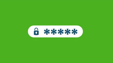 Security system password animation. | Stock Video | Pond5