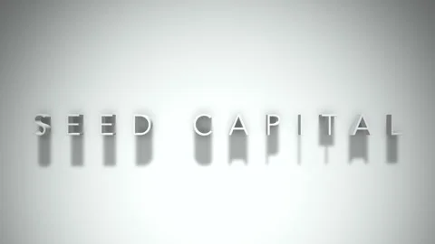 seed capital 3D title animation white te... | Stock Video | Pond5