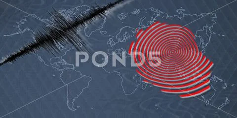 Seismic activity earthquake Reunion map Seismic activity earthquake Reunio... ~ Hi Res #274370838