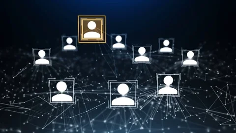 Selecting Person Icon from Group with Va... | Stock Video | Pond5