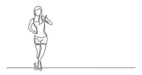 Girl Minimal Drawing Stock Videos – Royalty-Free HD & 4K Videos | Page 6