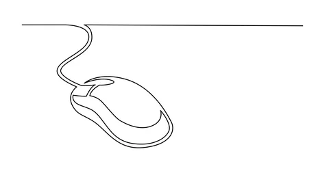Mouse Line Drawing Stock Videos – Royalty-Free HD & 4K Videos | Pond5