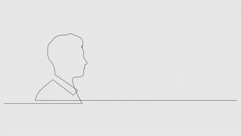Self drawing animation of continuous sin... | Stock Video | Pond5