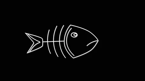 Fish Bones Cartoon Stock Videos – Royalty-Free HD & 4K Videos